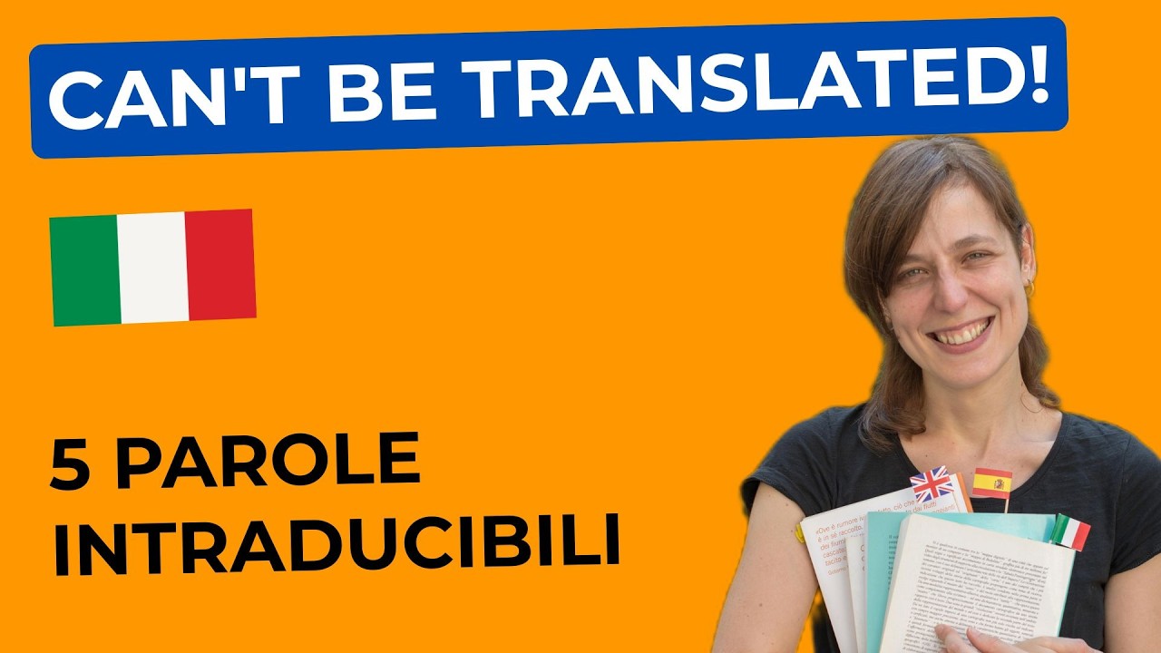 5 Italian Words with NO Translation (and why we love them) - YouTube