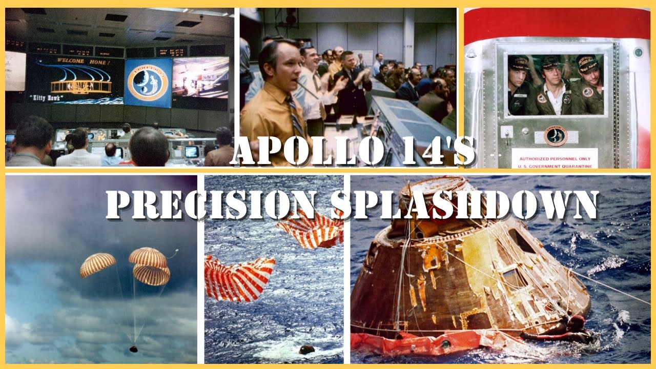 The Most Precise Landing of the Apollo Program | Apollo 14 Splashdown ...