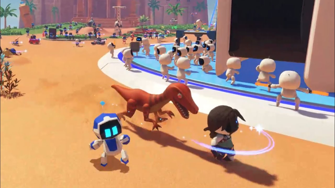 Can you ride this dinosaur in Astro Bot? - YouTube