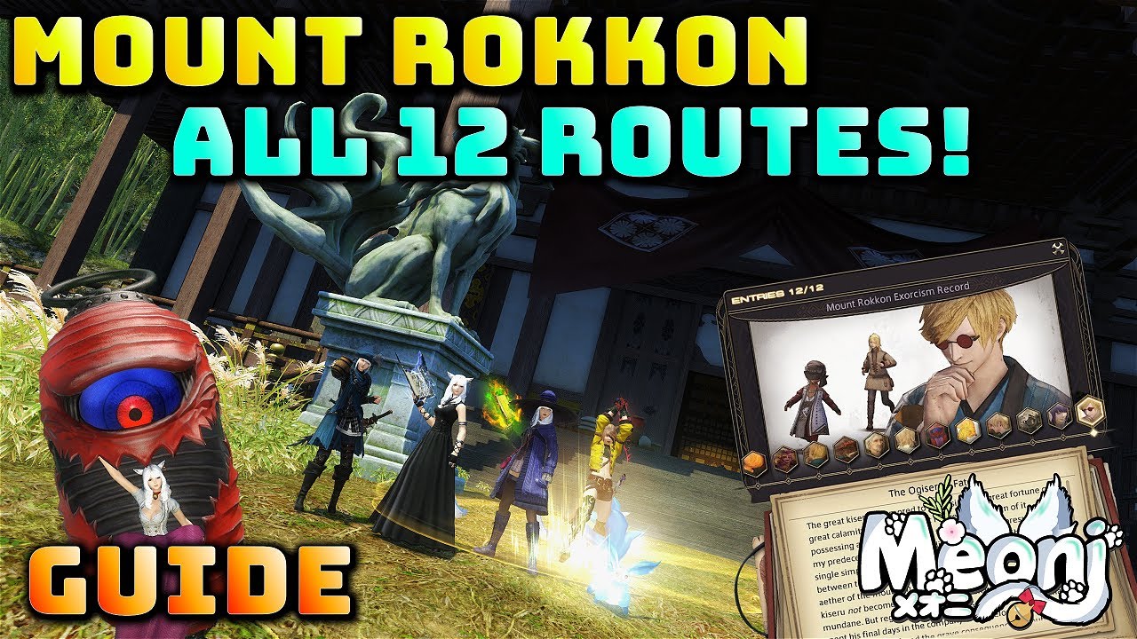 FFXIV: Mount Rokkon Variant Dungeon ALL 12 Routes - Guide 6.45 - YouTube