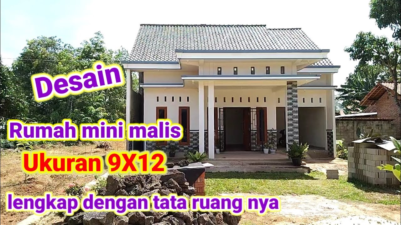 contoh Rumah mini malis ukuran 9X12 lengkap - YouTube
