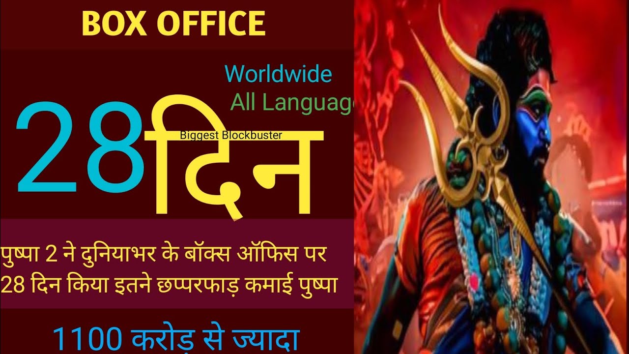 pushpa 2 box office collection day 28 ll pushpa 2 box office collection ...