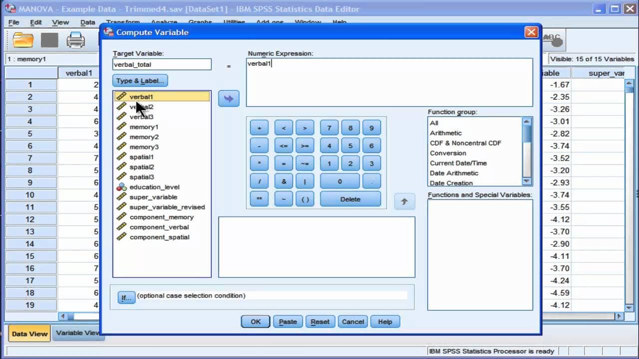 SPSS Syntax - Introduction (part 3) - YouTube