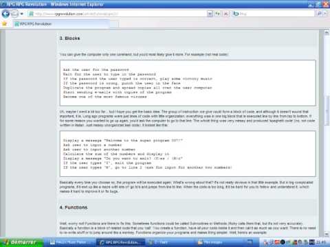 RGSS Tutorial The Basics! An actual tutorial on actual type scripting ...