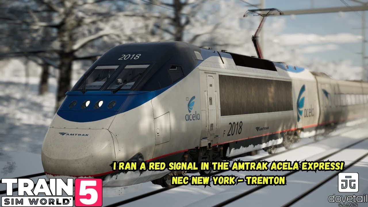 I Ran A Red Signal In The Amtrak Acela Express! | NEC New York ...