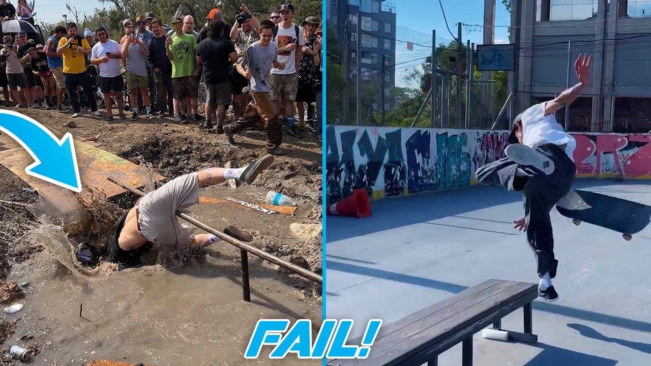 SKATEBOARDING ( EXTREME FAILS AND WINS ) ! EP 11 - YouTube