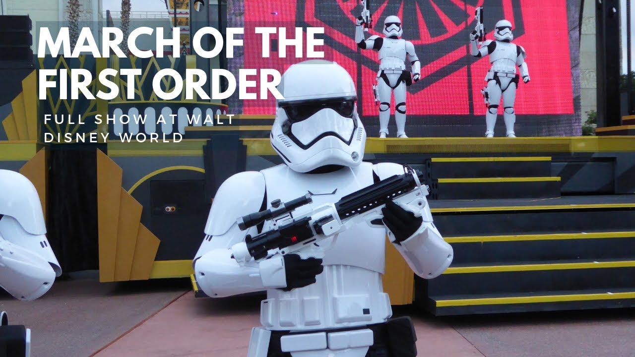 March of the First Order at Disney's Hollywood Studios Walt Disney ...