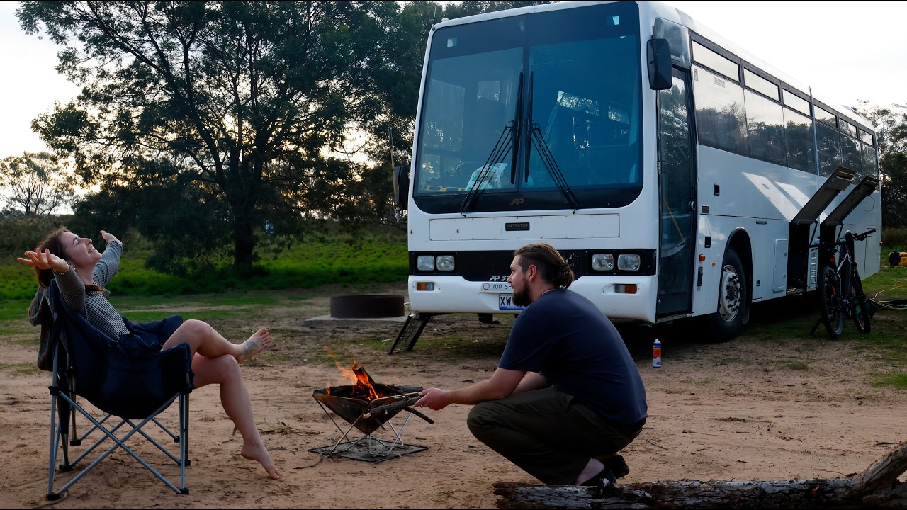 Balancing Off-grid Living and Working on a Converted Bus Australia ...