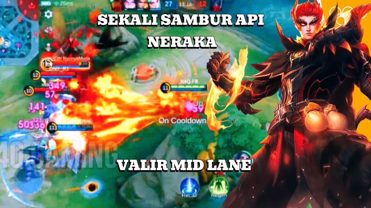 VALIR MIDE LANE AUTO BAR BAR | Mobile Legends - YouTube