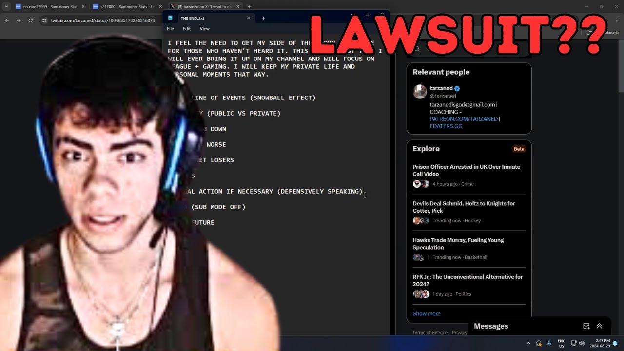 Tarzaned On SUING Dantes And Laura... - YouTube