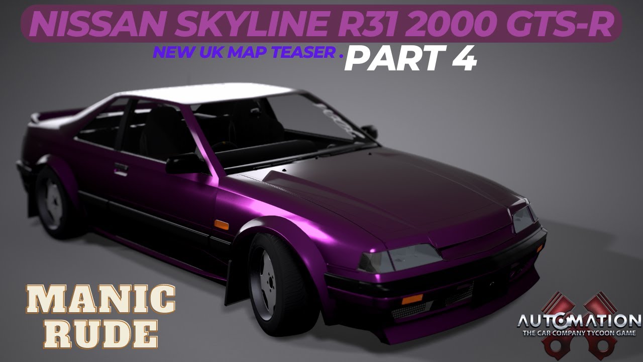 Skyline R31 show case in New BeamNG.Drive uk map teaser - YouTube