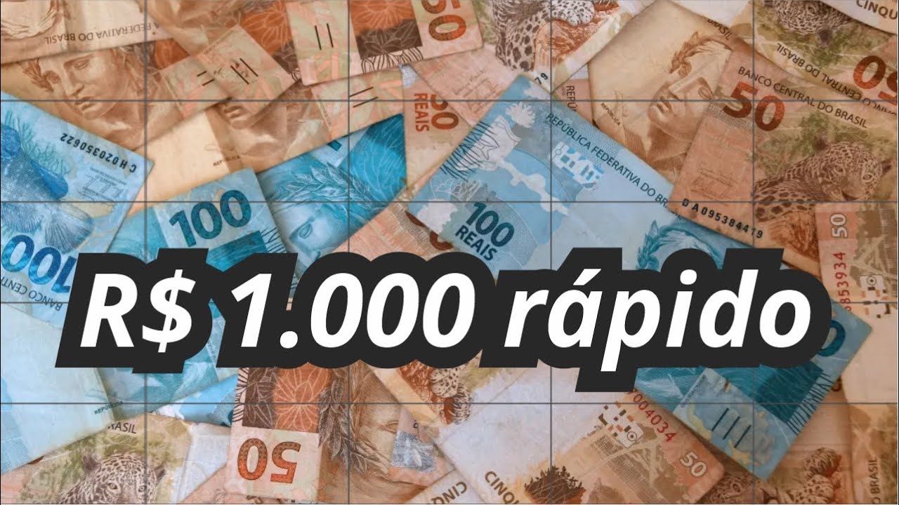 COMO FAZER MIL REAIS RÁPIDO - YouTube
