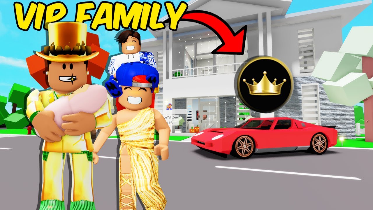 I Started The RICHEST VIP Family With My GIRLFRIEND In BROOKHAVEN RP ...
