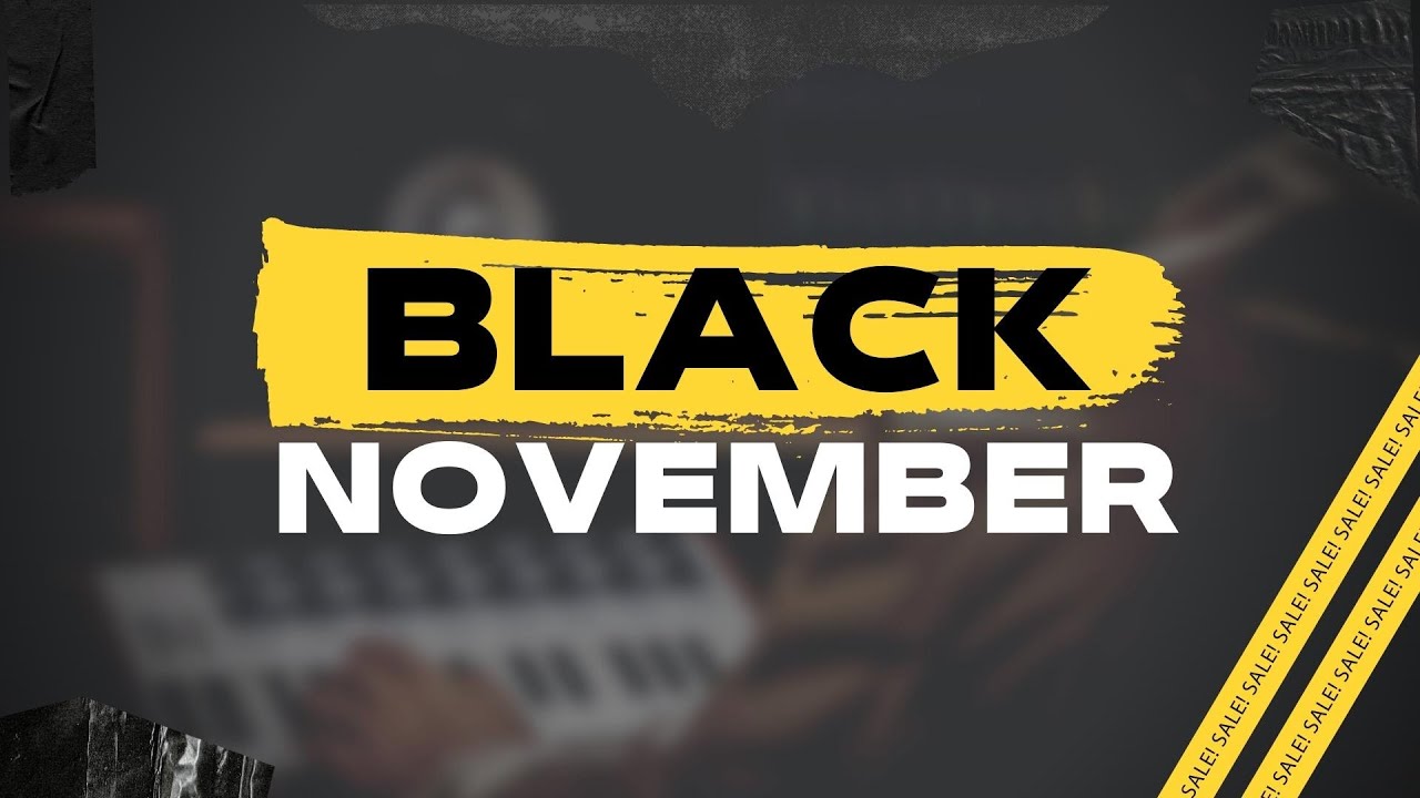 Black November Grave Você Mesmo! A Maior Promoção já feita no Canal ...