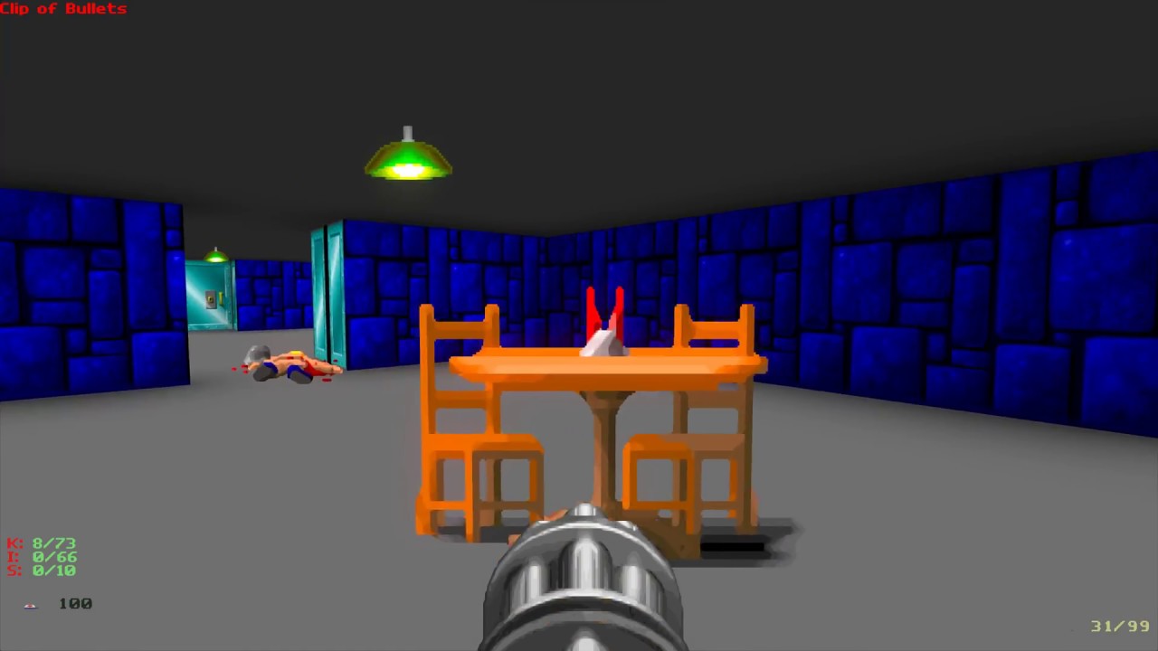 Wolfenstein 3D TC (IADI, 100%) - 04 - E1M3 (4K) - YouTube