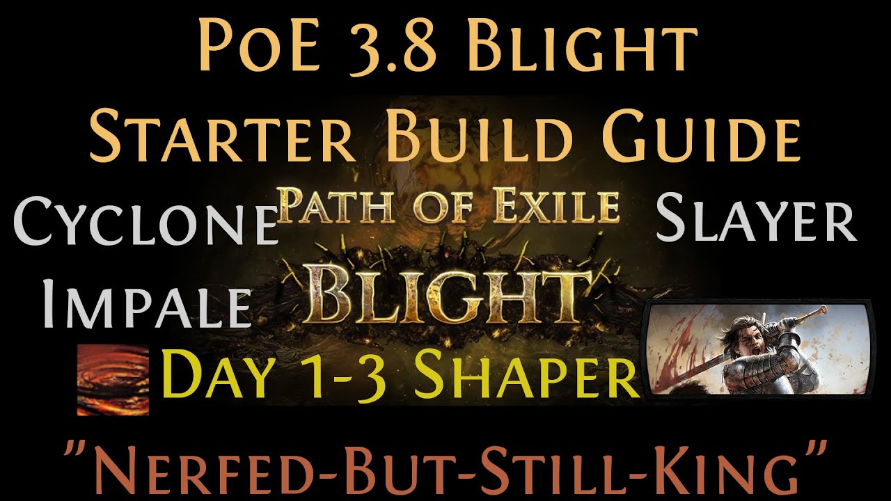 [PoE] [Guide] 3.8 Cyclone Slayer Starter Build Diary Day 1-3 Full Atlas ...