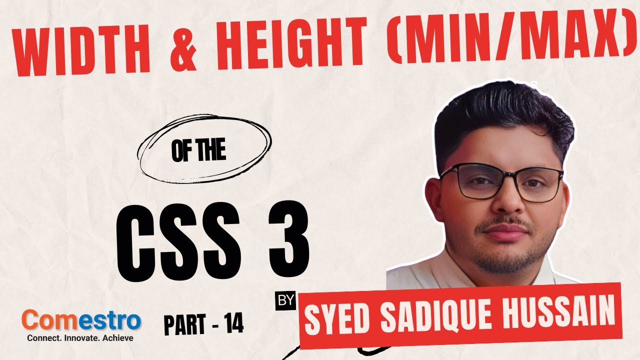 Html5 From Basic To Advance With Css Css Dimension Width And Height 6111