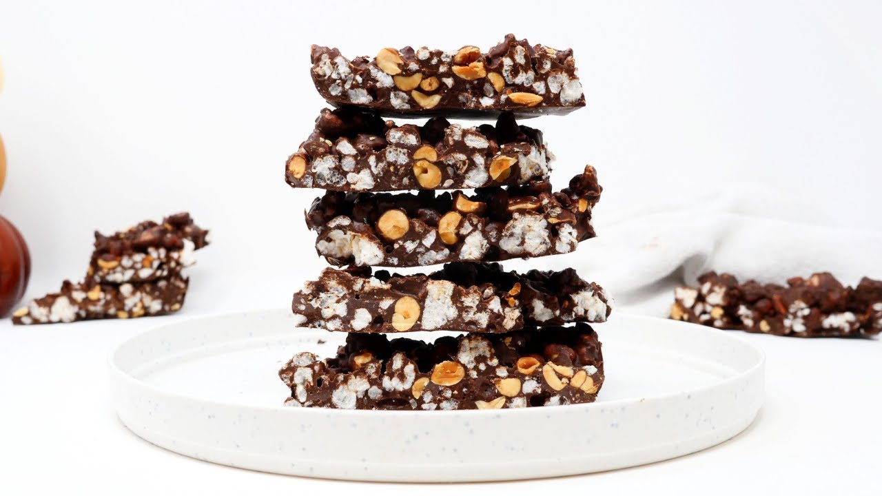 Rice Cake Clusters Vegan | Gluten Free | Egg Free | Oil Free - YouTube