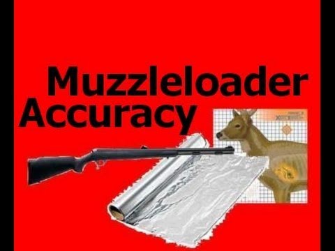 Muzzleloader Accuracy Using Aluminum Foil - Barrel Size - - YouTube