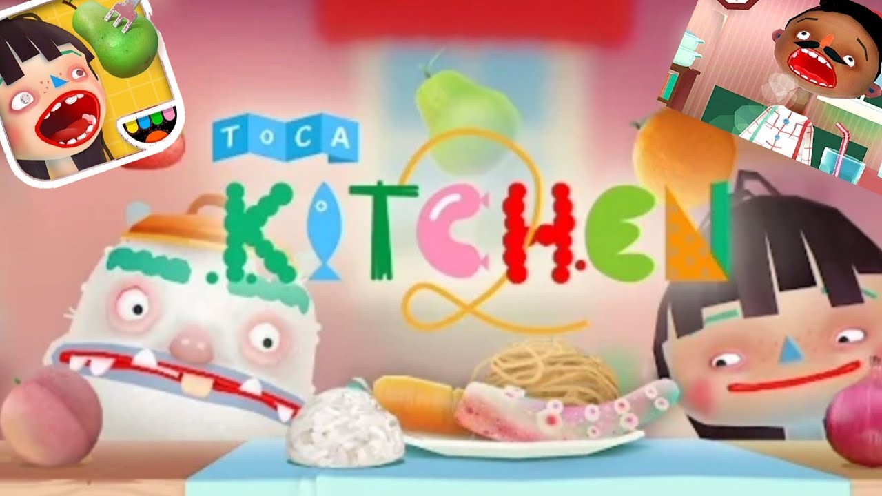 Toca Boca Kitchen. Cartoon For Kids - YouTube