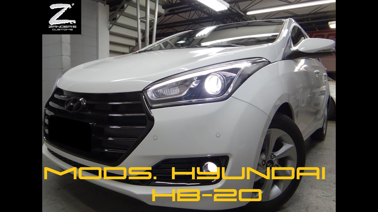 Hyundai HB 20 Modificações em Zander´s Customs Moema - YouTube