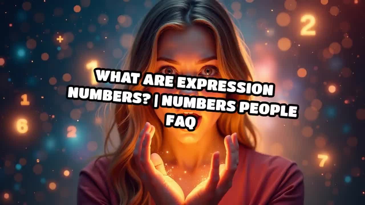 What Are Expression Numbers? | Numbers People FAQ - YouTube