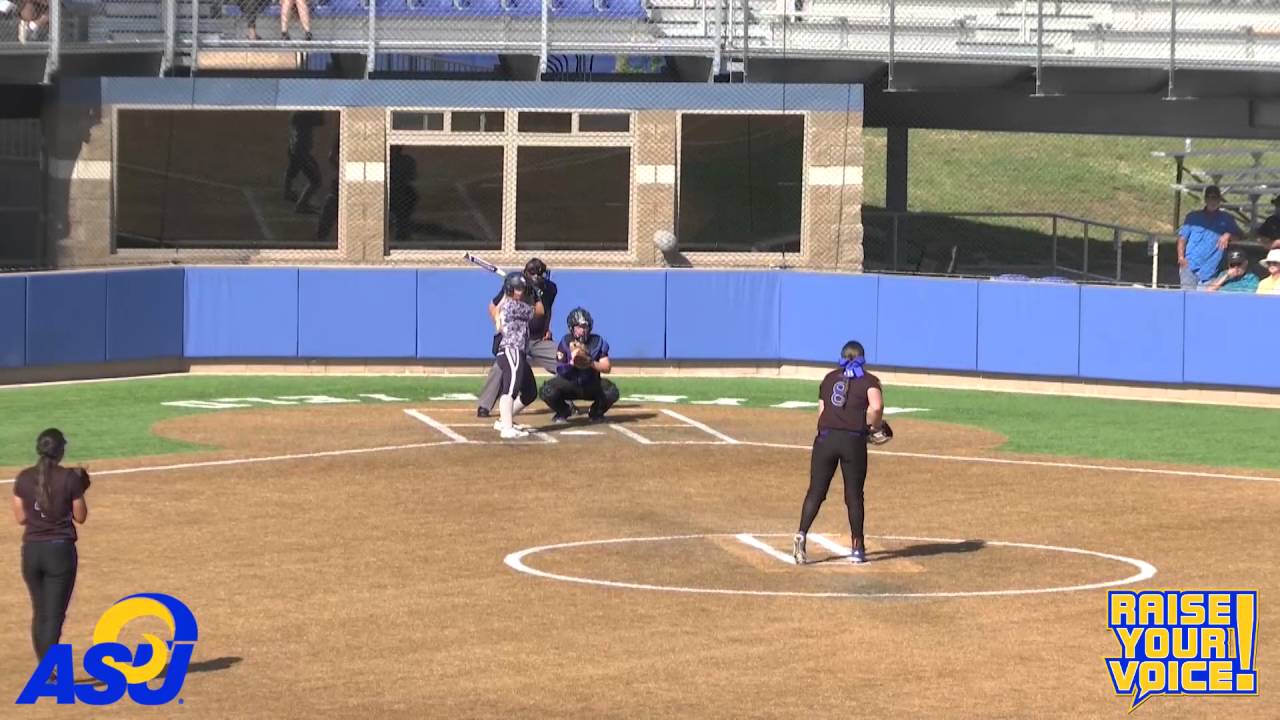 Angelo State Softball - St. Edward's Highlights - YouTube