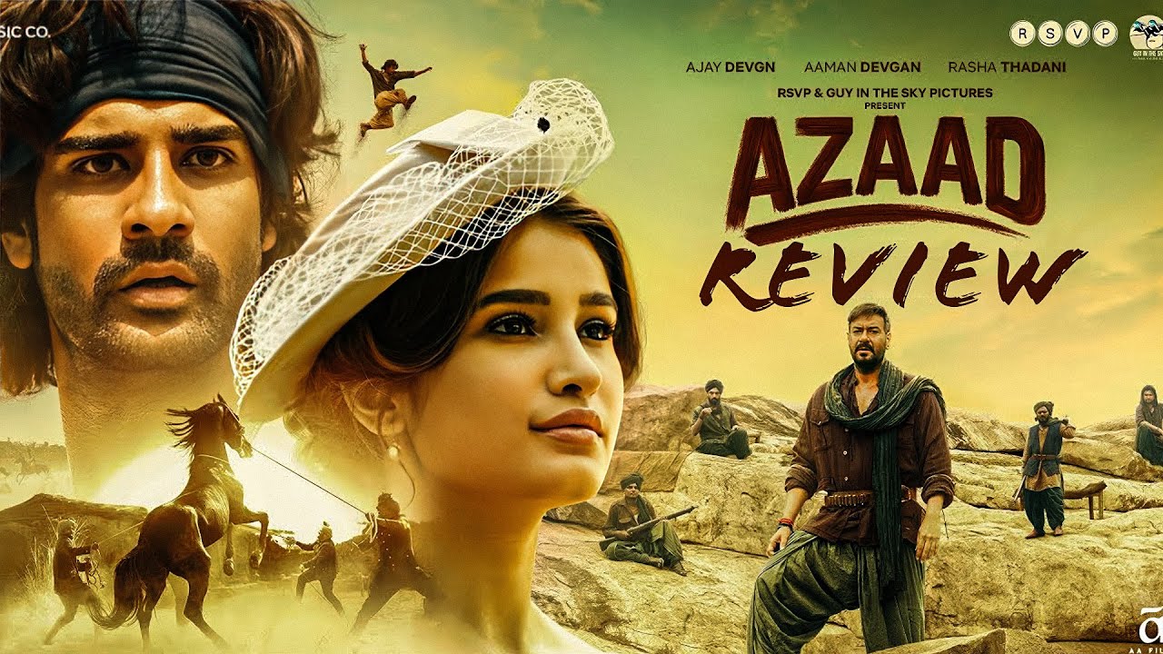 Azaad Trailer Review | Ajay Devgn | Aaman Devgn | Rashaa Thadaani ...