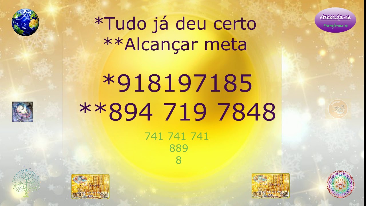 CODIGOS em mantra VISUALIZE SUA META todo tipo mais código 520 Códigos de Cura Grabovoi VÍD ...