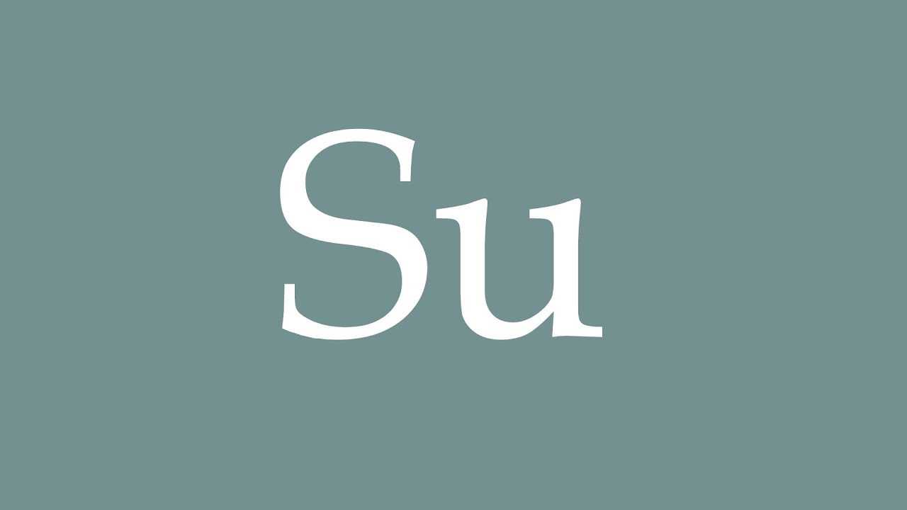 How To Pronounce Su Correctly In French YouTube how-to-pronounce-su-correctly-in-french-youtube