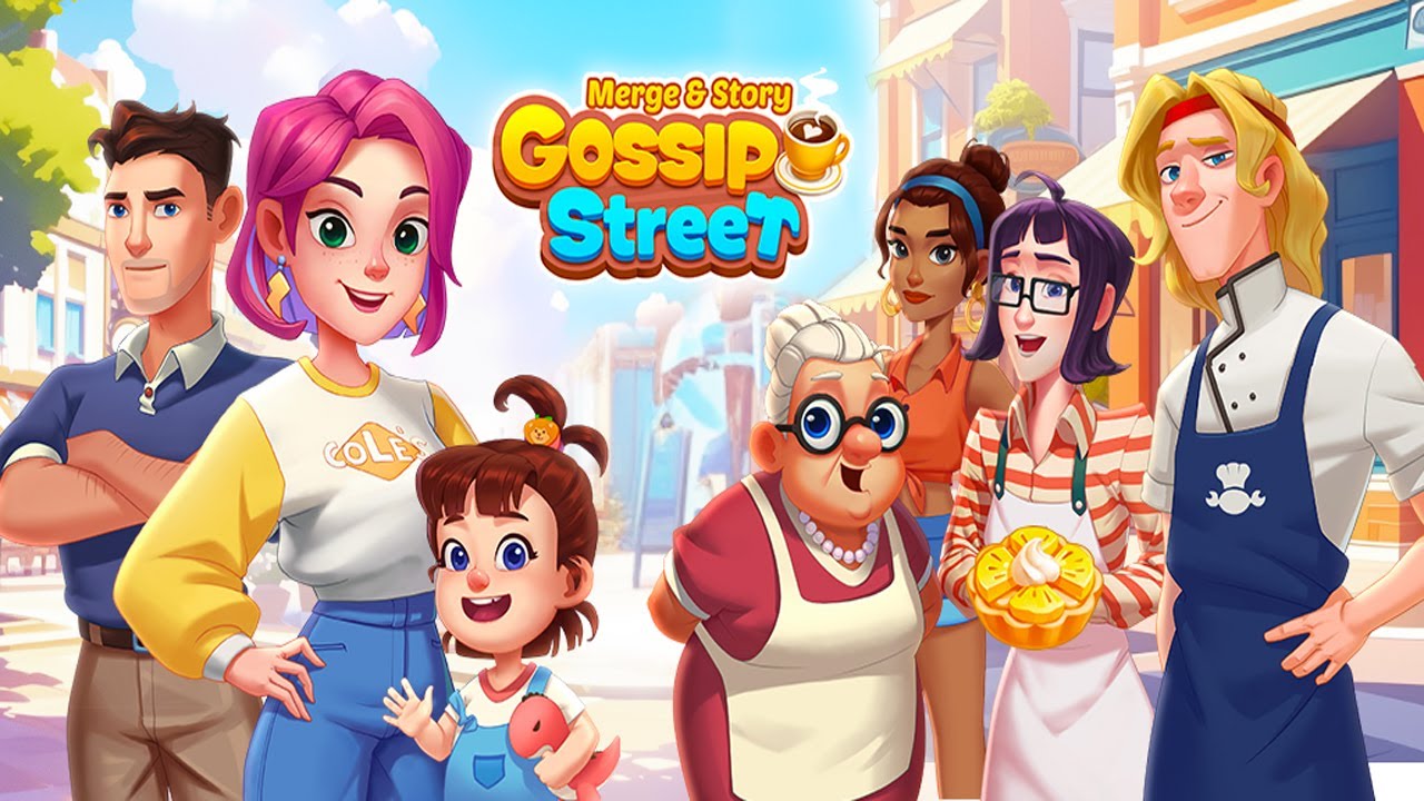Gossip Street: Merge & Story Gameplay - YouTube