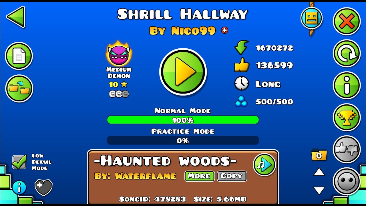 Shrill Hallway by Nico99 (356th Demon) | Geometry Dash - YouTube