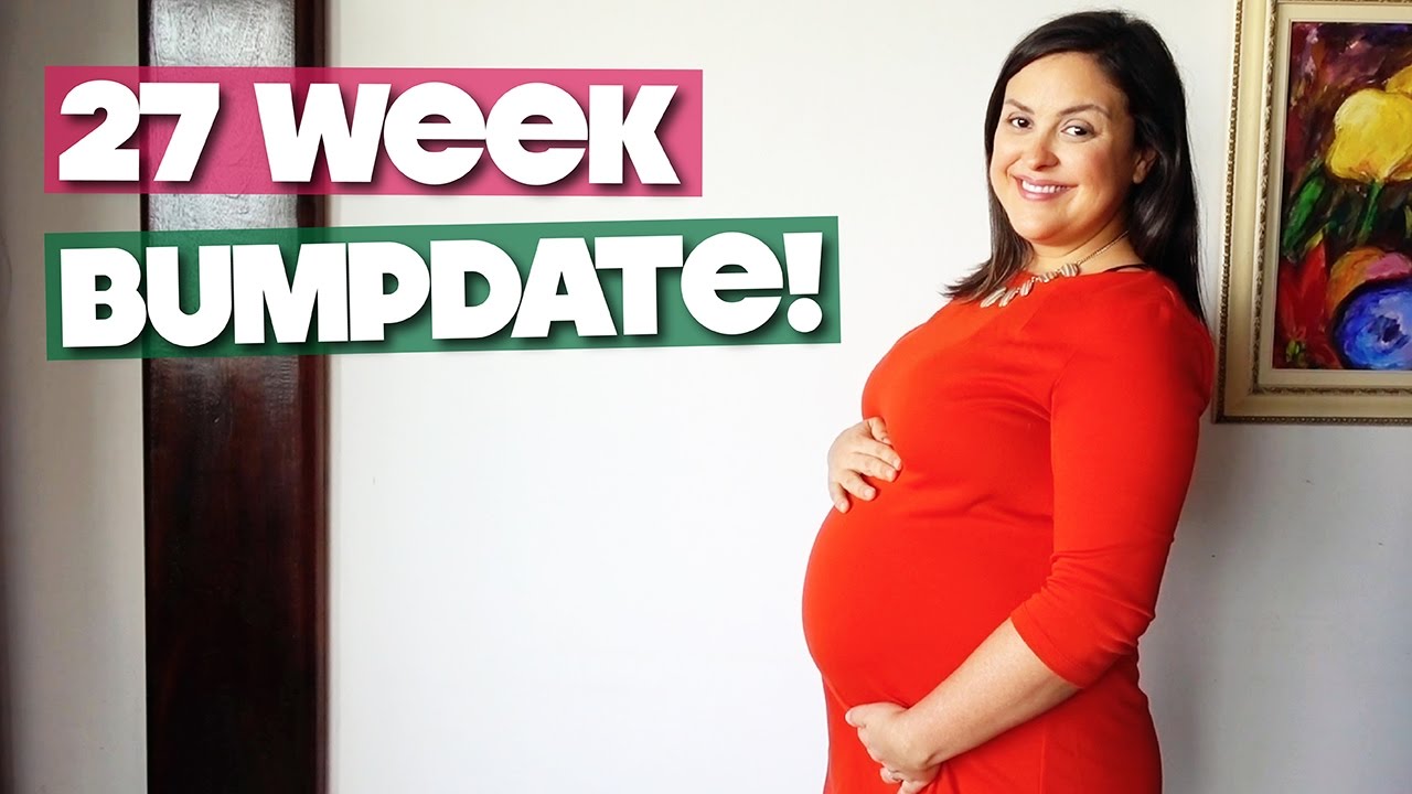 27 WEEK BUMPDATE! STRUGGLING WITH EMOTIONS... - YouTube