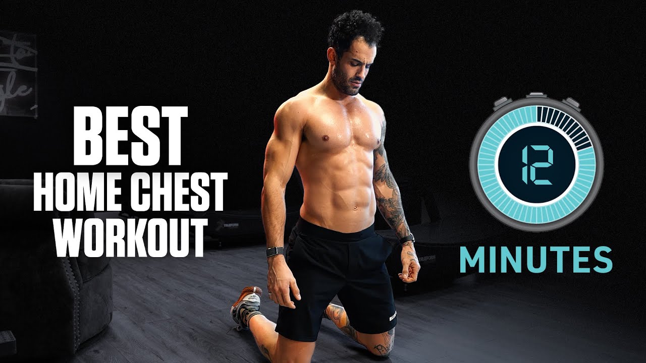 FOLLOW ALONG | Best Home Chest Workout | 12 Minutes - YouTube