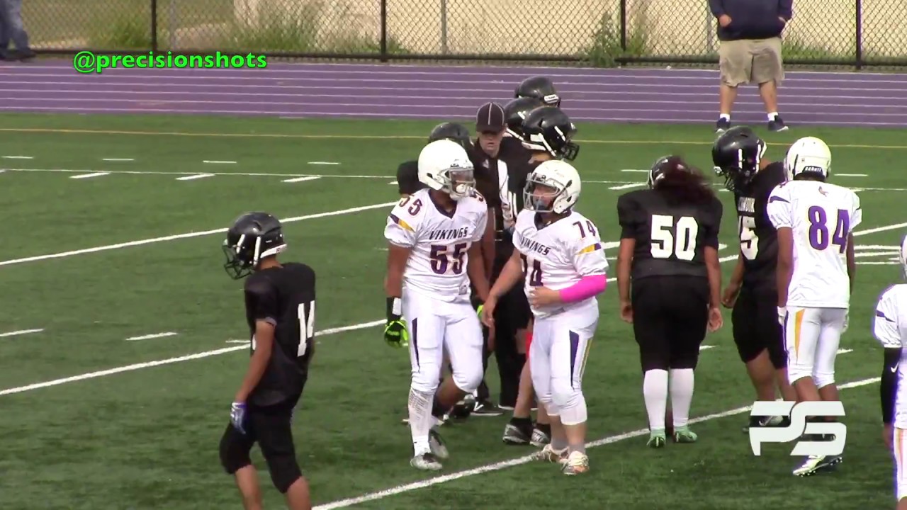 Chinook Thunderbirds vs. Showalter Vikings Middle School Football (Full ...
