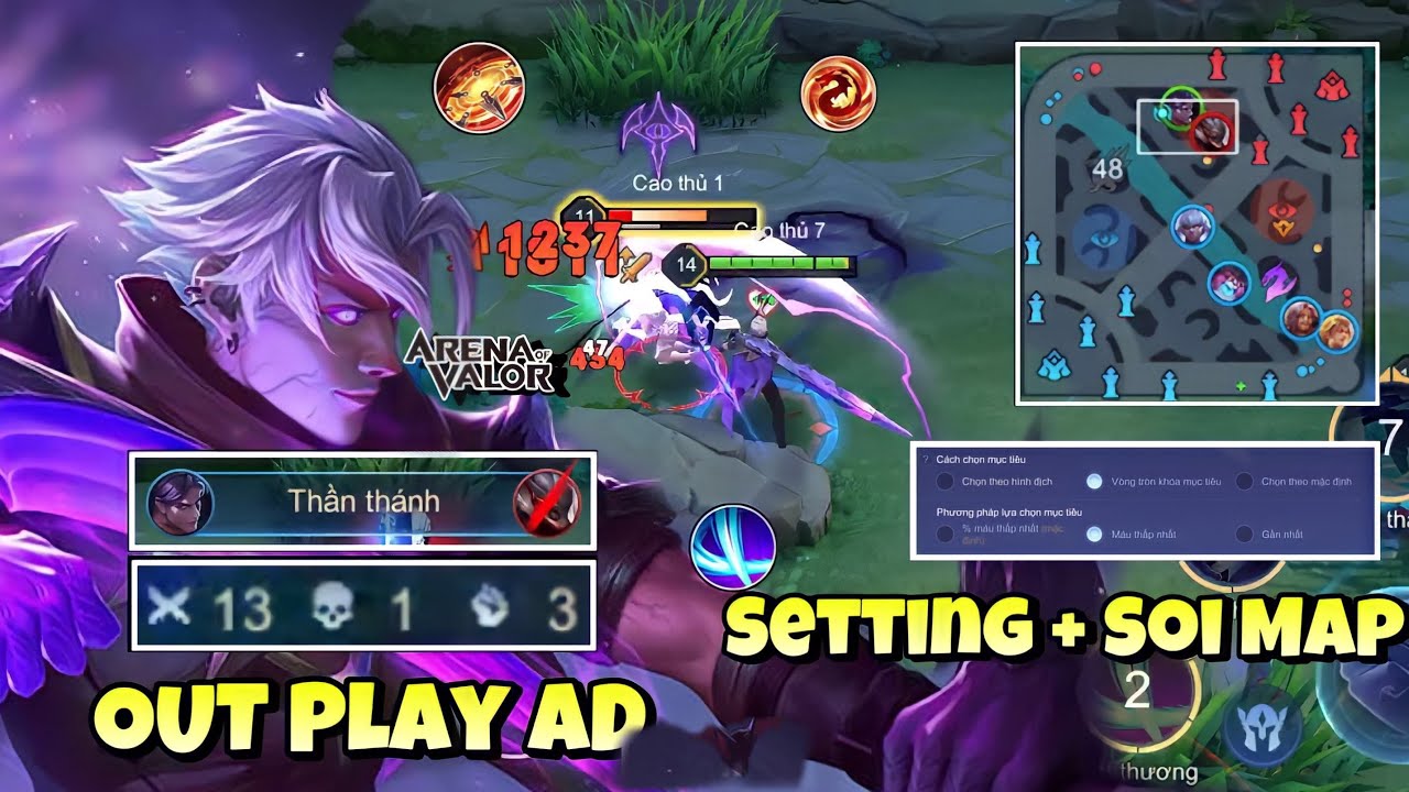 “Cách Chỉnh Setting + Soi Map” Cách Di Chuyển Trong Đấu Đỉnh Cao Win ...