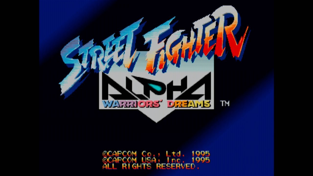 Street Fighter Alpha - Intro ( Rendered in 4K ) - YouTube