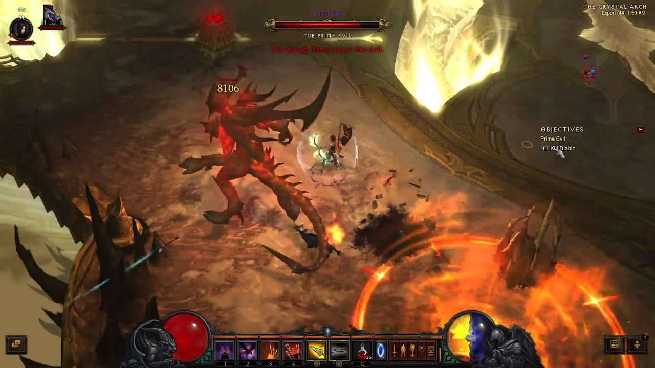 Diablo 3 - The Prime Evil - Diablo Himself! - YouTube
