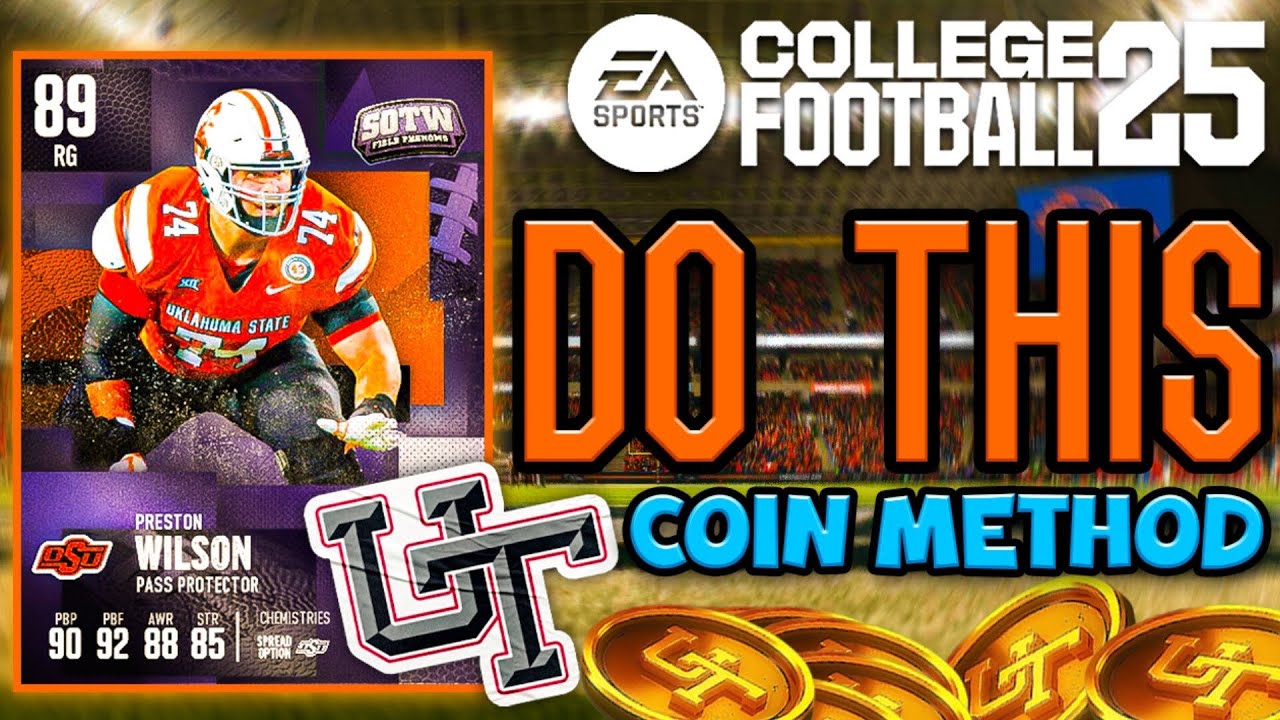 BEST COIN MAKING METHOD IN NCAA 25 RIGHT NOW! MAKE MILLIONS OF COINS ...