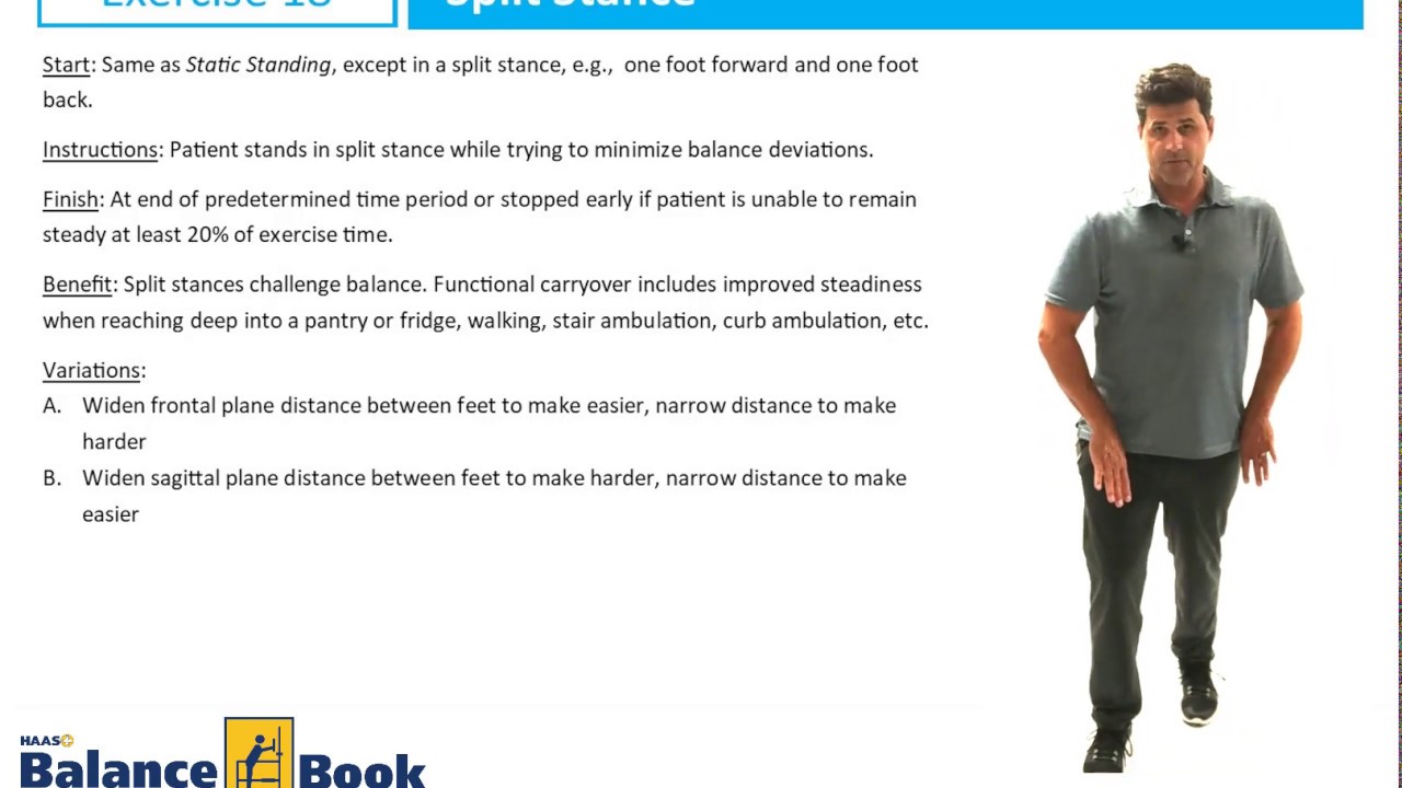 Exercise 18: Split Stance - YouTube