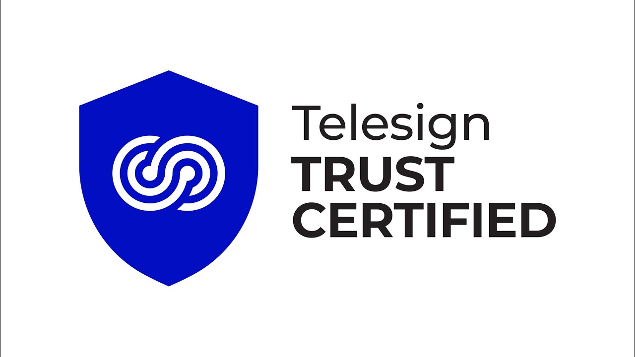 Introducing the Telesign Trust Certified Badge - YouTube
