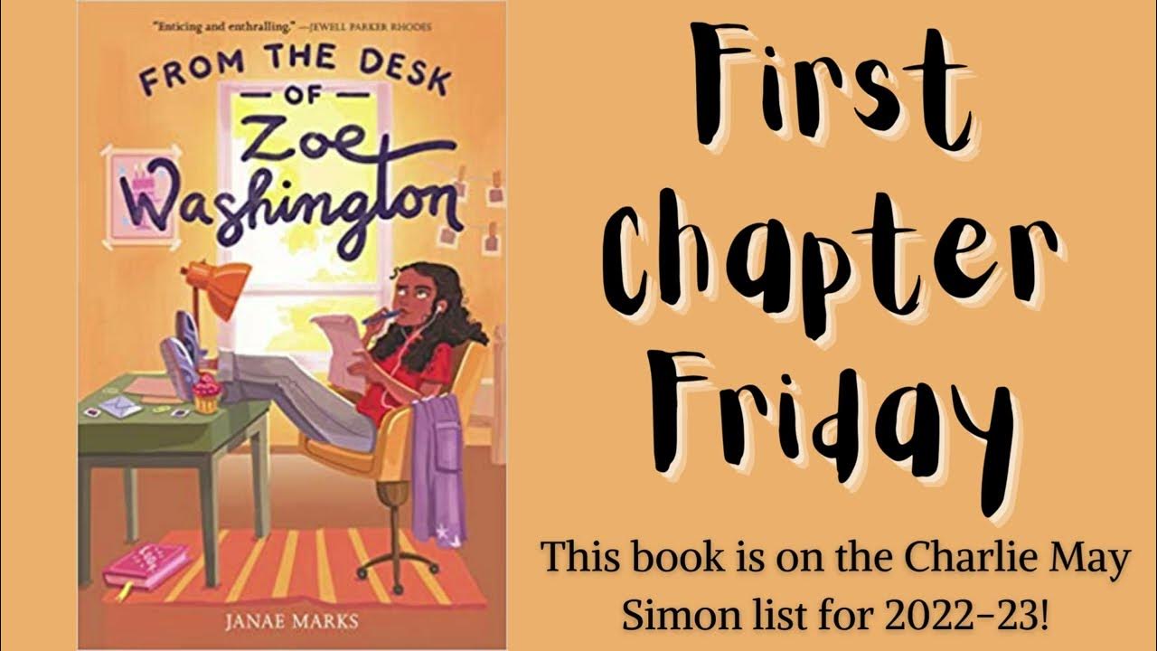First Chapter Friday- From the Desk of Zoe Washington - YouTube