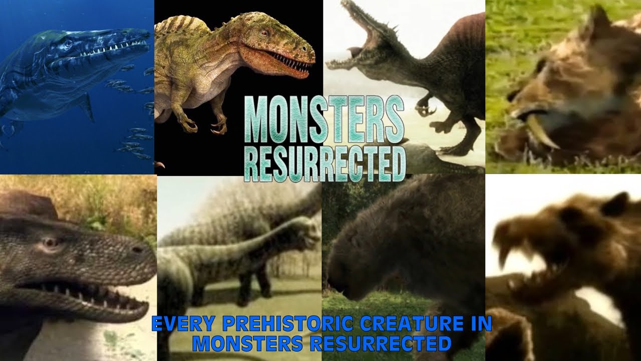 Every Prehistoric Creature In Monsters Resurrected - YouTube