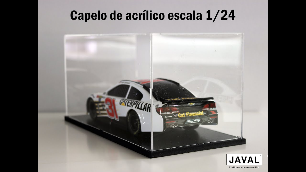 Display exhibidor para autos escala 1:24 - YouTube