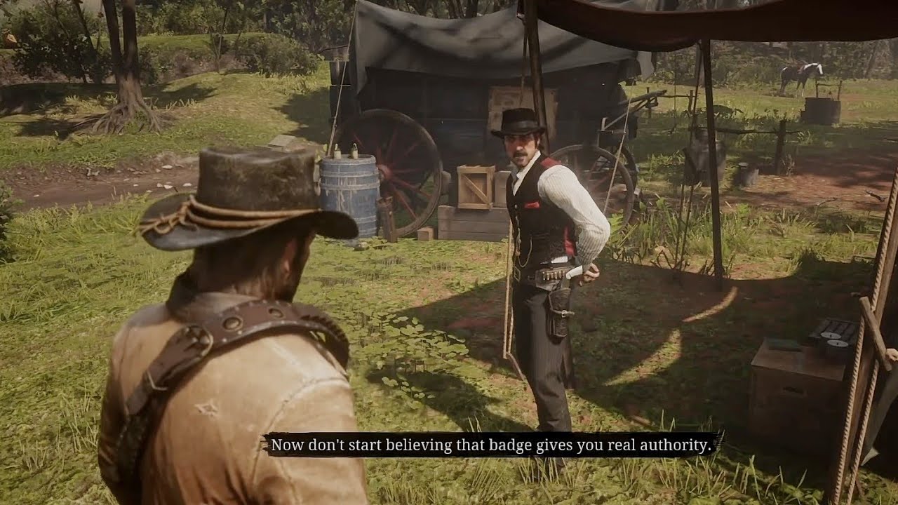 Dutch Gives a Deputy Badge to Arthur and Regrets It - Red Dead ...