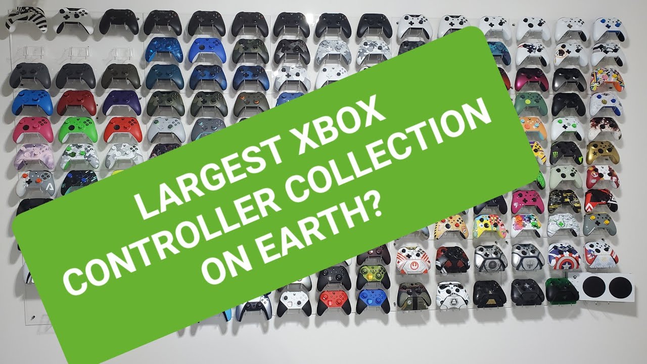 Is this the largest Xbox controller collection in the world? 10/6/24 ...