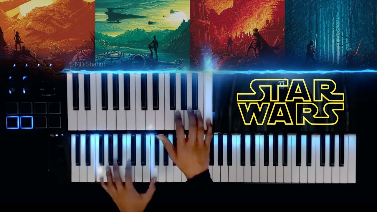 Star Wars Main Theme | Keyboard Orchestral Cover | Piano Epic Version ...