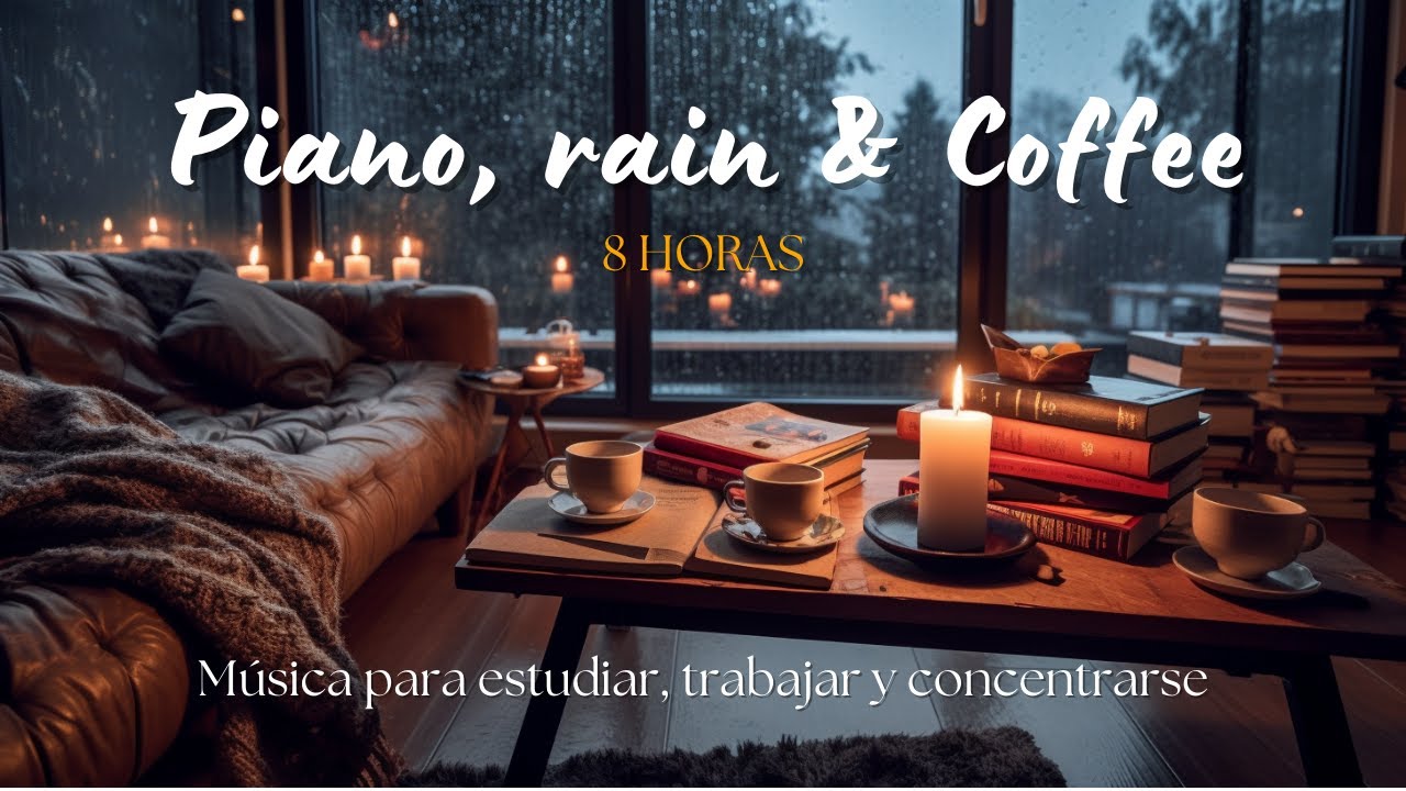 Ultimate Study and Concentration Music: Piano, Rain, and Coffee - YouTube