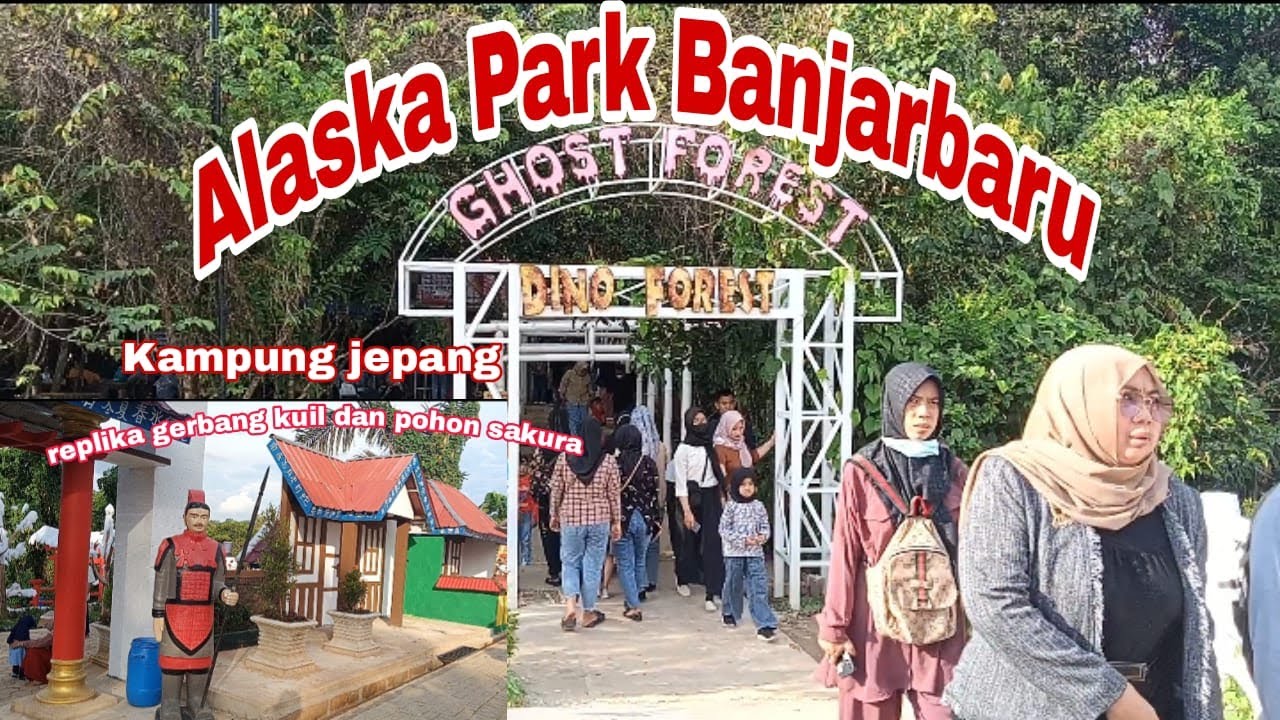 Alaska Park Banjarbaru Ghost forest Dino Forest - YouTube