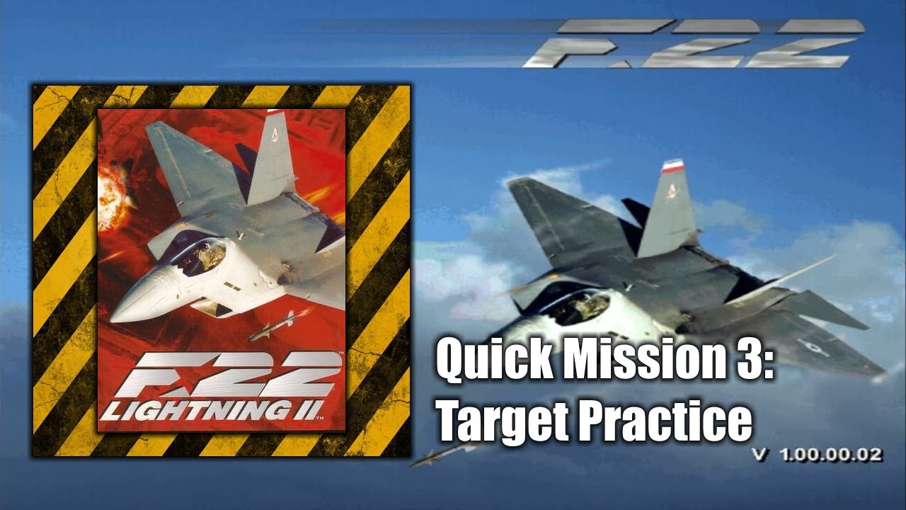 F-22 Lightning II - Quick Mission 3: Target Practice - YouTube